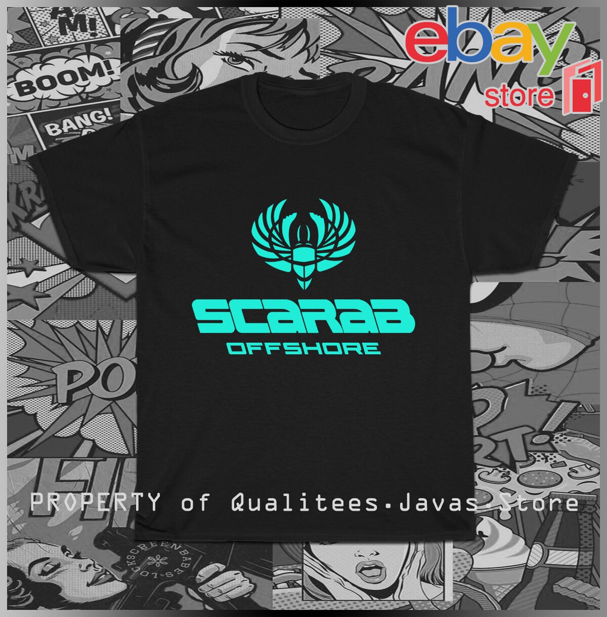 Wellcraft Scarab Logo Set Of 2 Marine Grade Vinyl Decals Fits Scarab