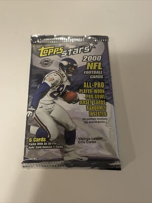 2000 NFL Topps Stars Factory Sealed Pack | eBay