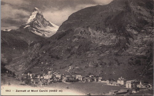 Switzerland Zermatt et Mont Cervin Vintage Postcard C162 | eBay