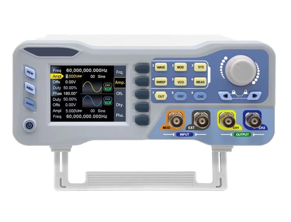 80MHz Dual Channel Signal Generator, Arbitrary Waveform Function ...