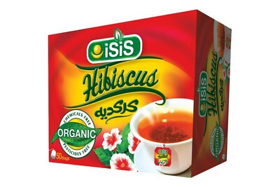 Organic ISIS Natural Egyptian Hibiscus Herbal Tea Healthy Body Drinks ...
