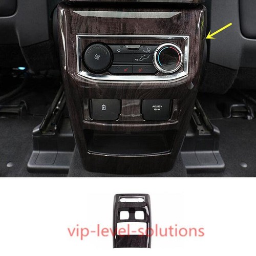 For Ford Explorer 2020-2022 ABS Wood Grain+Electroplate Rear A/C Air ...