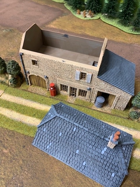 WW11 Model Wargaming Building, 20mm Normandy Garage & Workshop ...