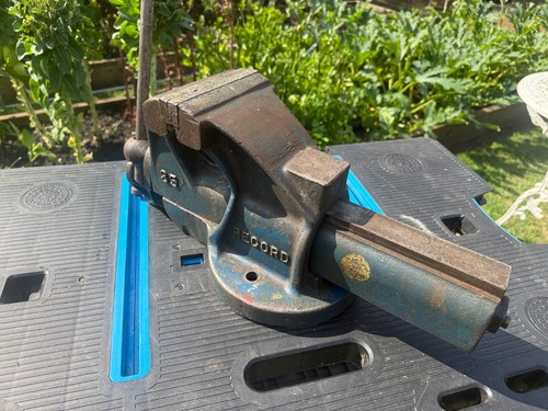 Vintage Record No. 35 Engineers Heavy-Duty Quick release Bench Vice 21 ...