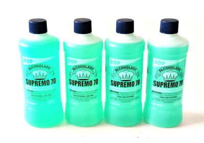 SUPREMO 70 Alcoholado 4-12oz Malageta Bay Oil Rum Menthol Aroma Home ...