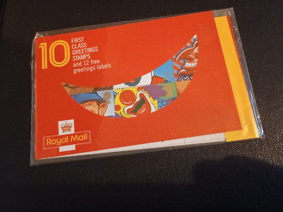 Royal Mail Stamps Booklet 1990 10 First Class Greetings stamps - Smiles ...