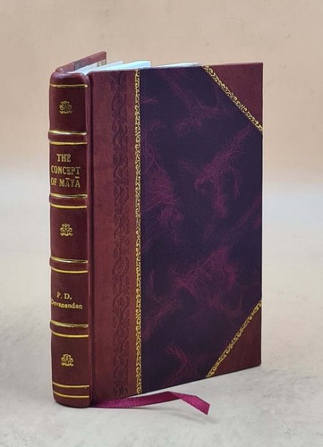 The Concept of Maya 1950 by Paul David Devanandan | eBay