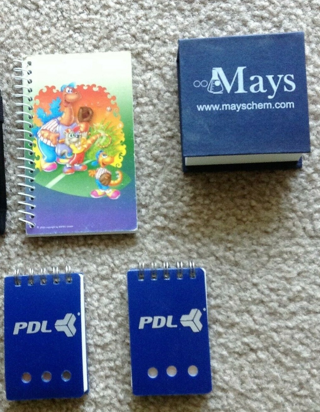 NEW! 4 Cute Memo books, Sticky Flags, Pocket Book ASI 42424 Notepads ...