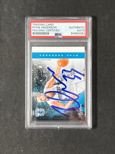2012-13 Panini Prestige #5 Ryan Anderson Signed Card AUTO PSA Slabbed ...