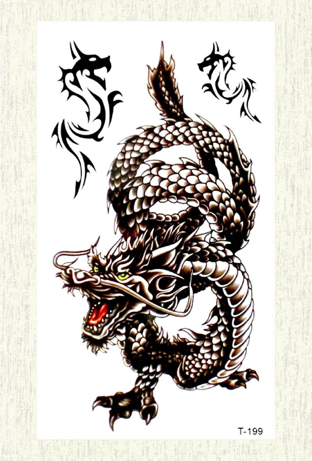 Japanese Dragon Tattoo Leg