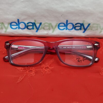 Ray-Ban Kids RB 1531 3648 Pink/Gray 48 16 130 Girls Eyeglasses "Frames ...