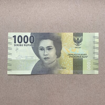 Indonesian 1000 Rupiah Banknote 2016 Indonesia Currency Paper Money ...