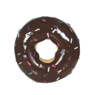 Donut Statue Extra Large Sculpture Hanging Donuts Chocolate Indoor ...