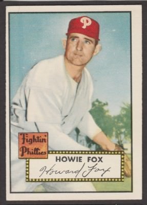 1952 TOPPS BASEBALL # 209 HOWIE FOX INV 4621 | eBay