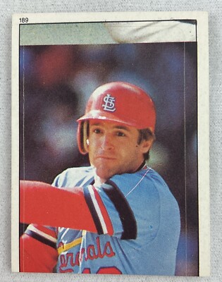 MLB 1983 Topps Baseball Sticker Card #189-Dane Iorg, St. Louis ...
