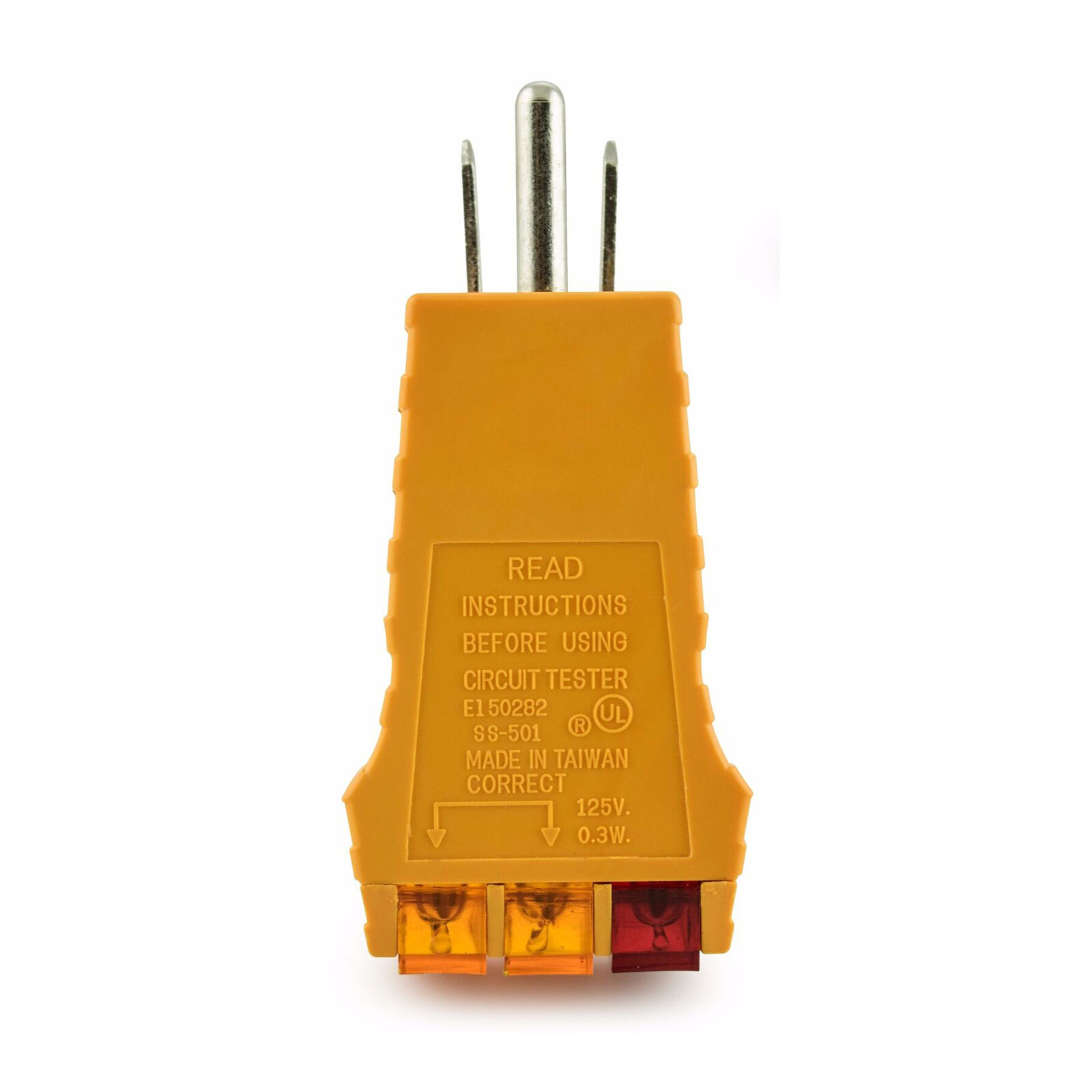 Electrical Outlet Receptacle Tester Faulty Wall Plug Finder 120v AC ...