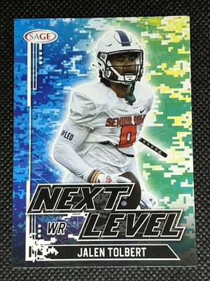 2021 Sage Hit Football JALEN TOLBERT RC #81 NEXT LEVEL ROOKIE Dallas ...