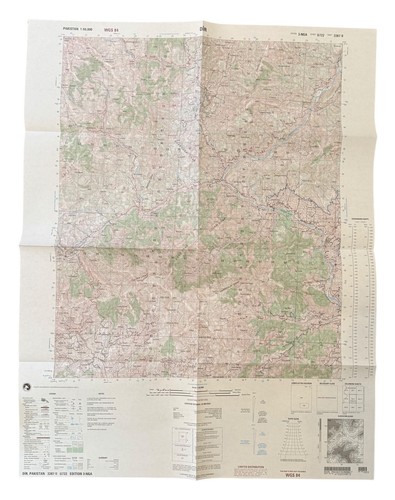 NIMA Military Topographic Map of DIR, PAKISTAN 2004 | eBay Australia