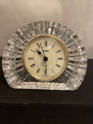 VINTAGE CRYSTAL STAGER CLOCK MADE IN GERMANY | eBay