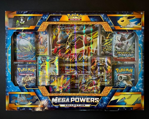 Pokemon TCG Mega Powers Collection Box SEALED (8 XY PACKS) 4 promos and ...