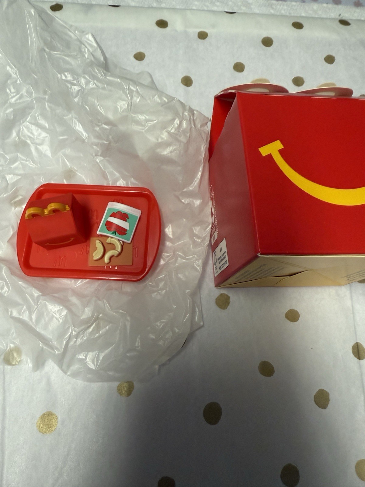 Lil McDonalds Happy Meal Toy 2025 Meal Tray with Apple Slices Mini #18 ...