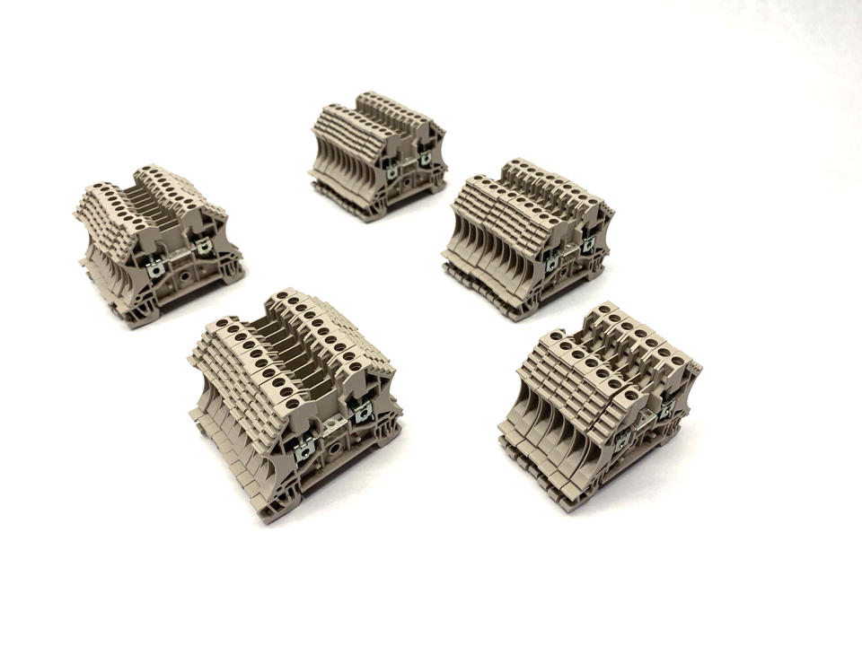 Weidmuller 1020000000 Feed-Through Terminal Block WDU 2.5 LOT OF 47 | eBay