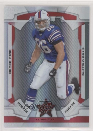 2008 Leaf Rookies & Stars Longevity - Rookie Derek Fine #190 Ruby /249 ...