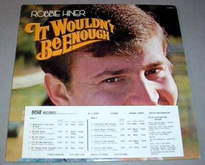 ROBBIE HINER LP - It Wouldn't Be Enough (1975) | eBay