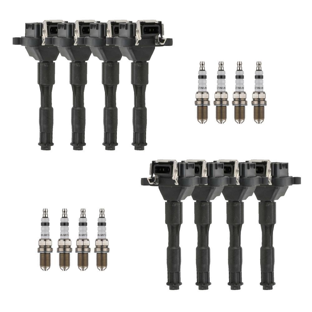 Bosch 8x Ignition Coils & 8x Platinum Spark Plugs Kit For BMW E38 E39 ...
