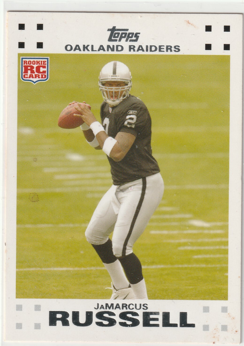 JAMARCUS RUSSELL 2007 Topps White Parallel Rookie Card #1 of 30 FAST ...