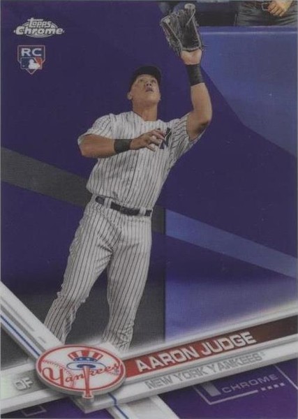 2017 Topps Chrome - Purple Refractor #169 Aaron Judge /299 (RC) for ...