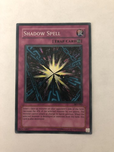 YuGiOh Shadow Spell - SKE-041 - Super Rare - Unlimited Edition - Light ...