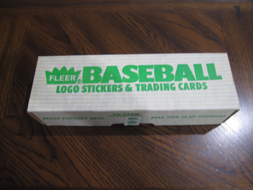 1988 FLEER Factory Baseball Card Set Mint 660 Cards & Logo Stickers ...