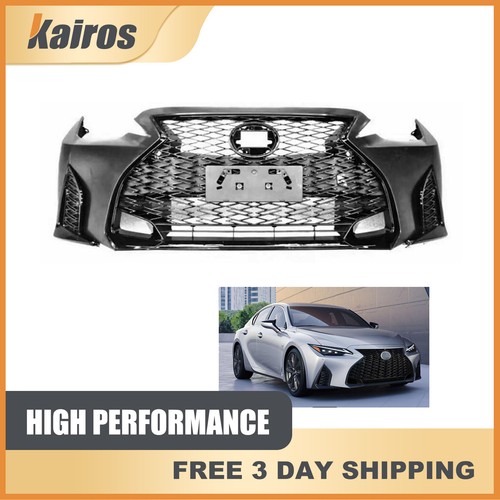 Complete Front Bumper F-Sport Style W/Grille Fits 2021-2023 Lexus IS ...