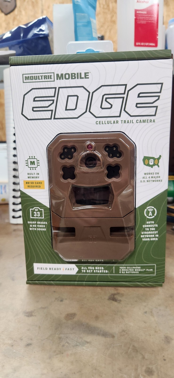 Moultrie Mobile EDGE PRO 100ft Range 36MP Cellular Trail Camera MCG ...