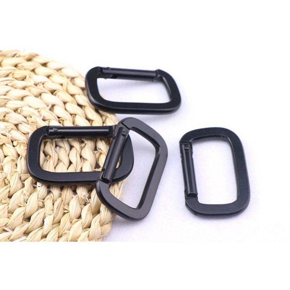 Square Keychain Hook Black Key-Lock Tool Durable Double Side Lock | eBay