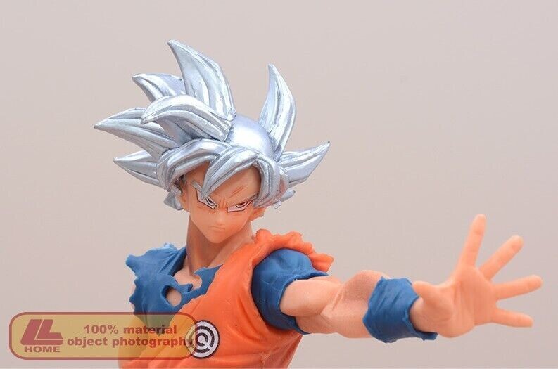 Anime Dragon Ball Z Son Goku 10th ANNIVERSARY Ultra Instinct PVC Figure ...