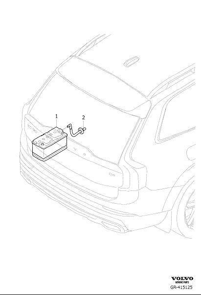 Genuine Volvo 31419211 | Battery Part # 1 on Picture for sale online | eBay