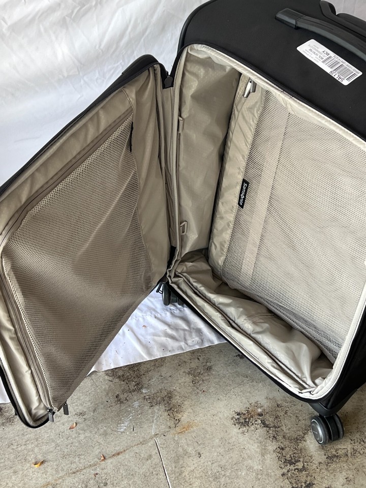 $539 Samsonite Silhouette 17 25" Expandable Soft Spinner Luggage Black ...