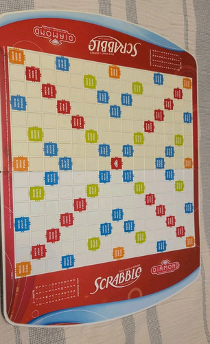 Scrabble Diamond Anniversary Edition Game Rotating Board Black Tiles | eBay