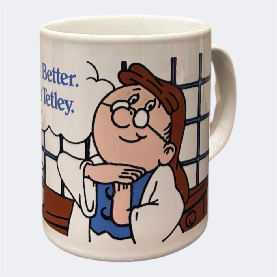 Tetley Tea Folk Mug Gaffer “That’s Better That’s Tetley” Cup 1996 ...