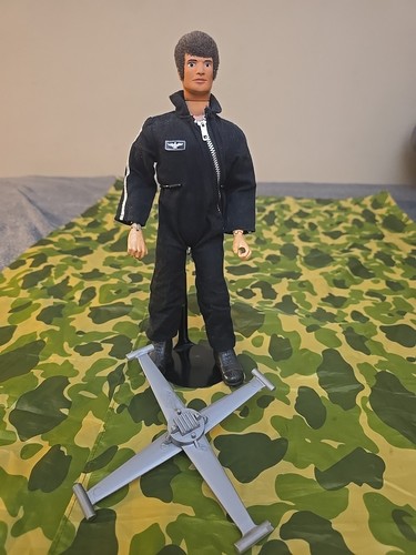 PALITOY ACTION MAN 'THE ATOMIC MAN' w/Laser Eye Using PM Button Exc ...