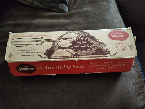 Sunbeam Electric Slicing Knife Vintage Model EK-100 works Great | eBay