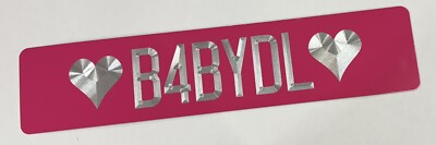 Custom European License Plate Diamond Etched Engraved Personalized Car ...