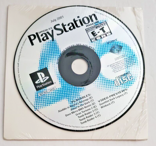 PLAYSTATION MAGAZINE #46 July 2001 DISK ONLY - NEW SEALED | eBay