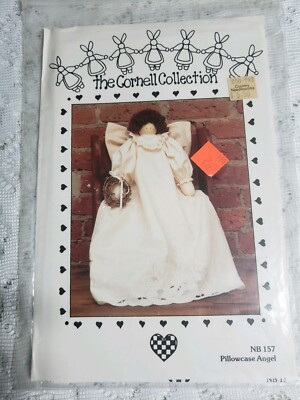 Vintage Pattern The Cornell Collection NB157 Pillowcase Angel 14" Tall ...