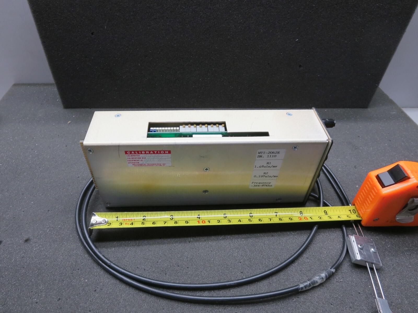 MTI Instruments Inc.,Model MTI-2062E,Module,Fotonic Sensor,For Parts ...