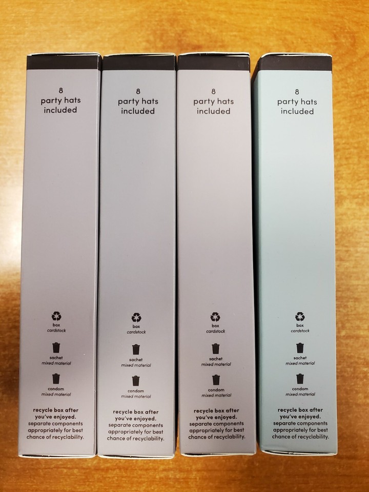4 Boxes of 8: hims & hers Ultra Thin Natural Latex Condoms (Exp 2/27 ...