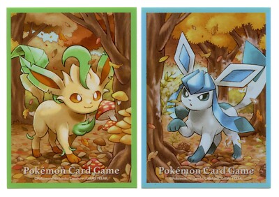 Leafeon & Glaceon Autumn Woods Individual Card Sleeves Pokemon Center ...