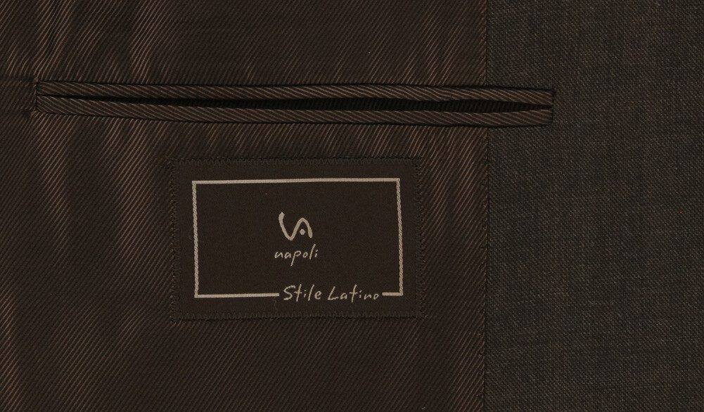 Stile Latino Marron Super 120's Solide Costume - 40/50 ...
